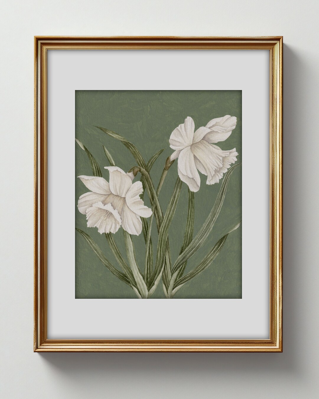 Daffodil Art Print | Nature Inspired | Botanical Illustration ...