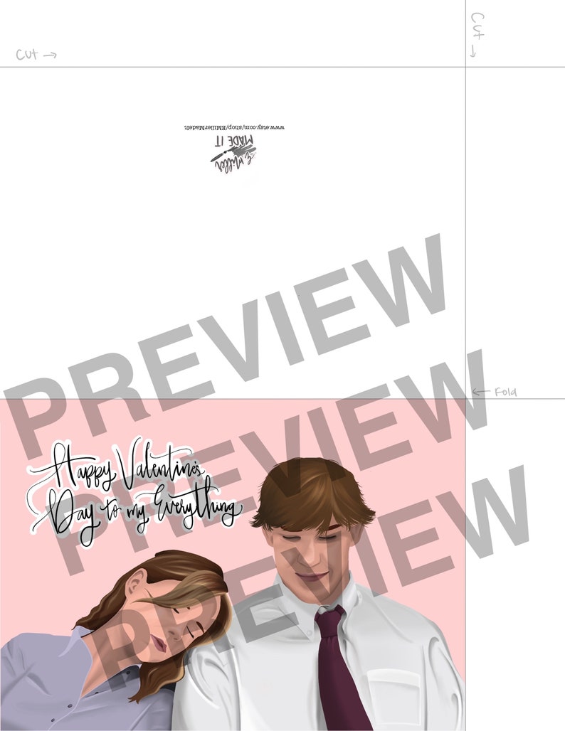 Office Themed Valentines Day Cards Set of Three - Etsy