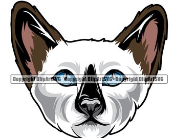 Siamese Cat Logo - Etsy