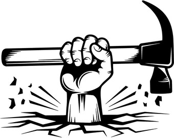 Hammer svg | Etsy
