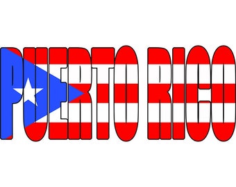 Puerto rico svg | Etsy