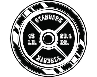 Barbell logo | Etsy