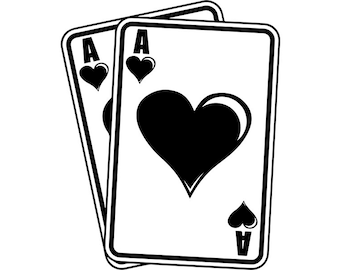 Playing cards svg | Etsy