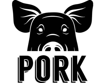 Pork svg | Etsy