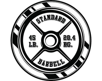 Barbell logo | Etsy