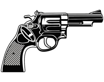 Revolver svg | Etsy