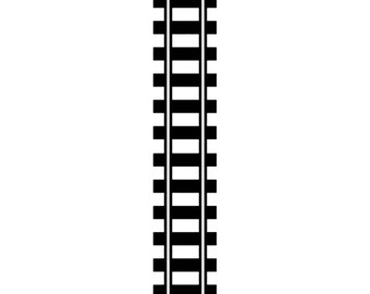 Train track svg | Etsy