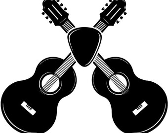 Acoustic guitar svg | Etsy