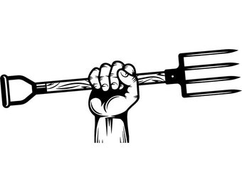 Pitchfork svg | Etsy