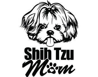 Shih tzu svg | Etsy