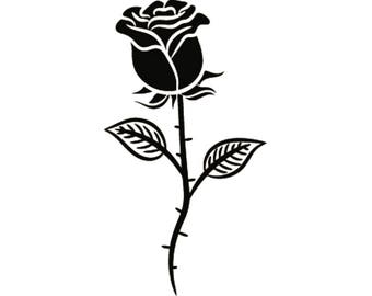 Rose bud svg | Etsy