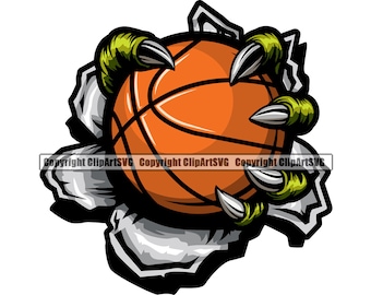 Claw Basketball Logo - Etsy