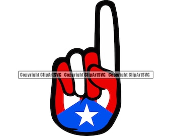 Finger Puerto Rico - Etsy