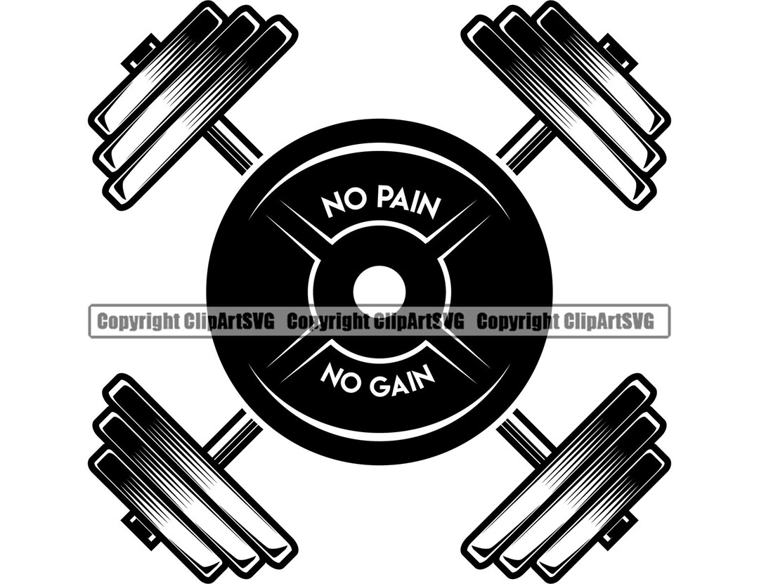 Bodybuilding Logo #63 Barbell Bar Weightlifting Fitness Workout Working ...