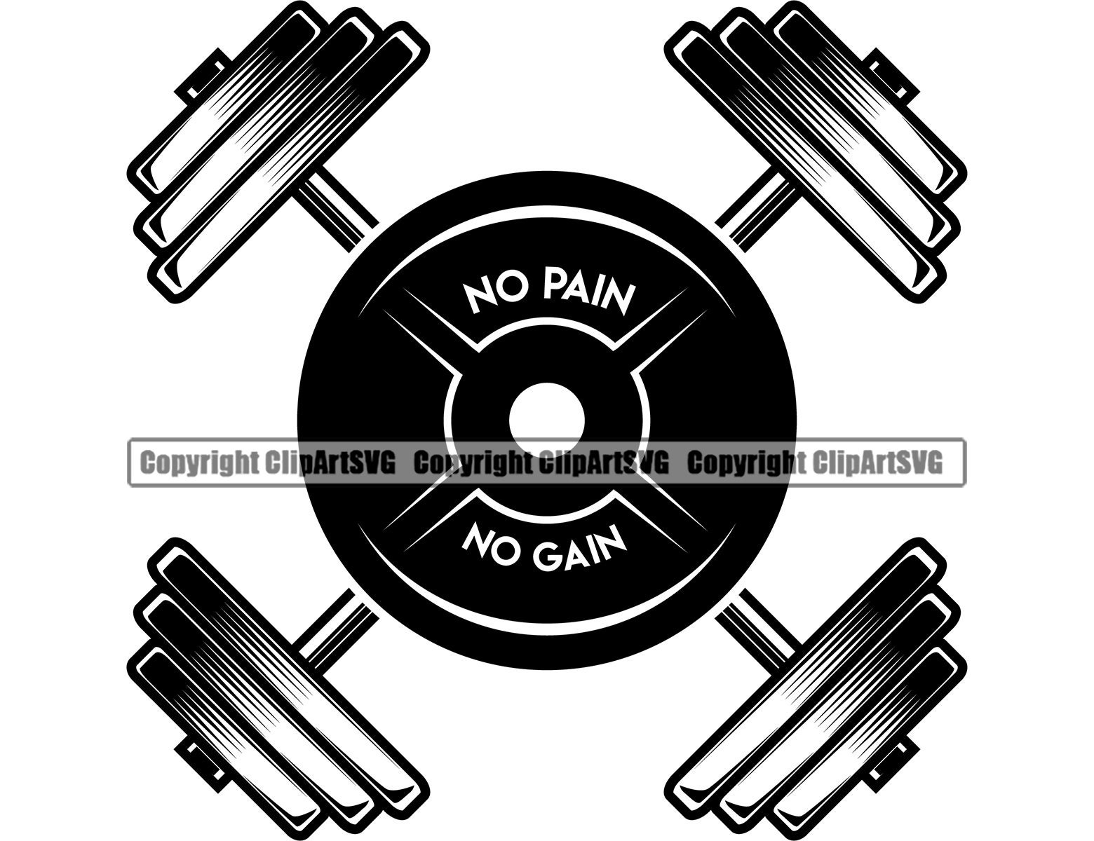 Bodybuilding Logo 63 Barbell Bar Weightlifting Fitness | Etsy