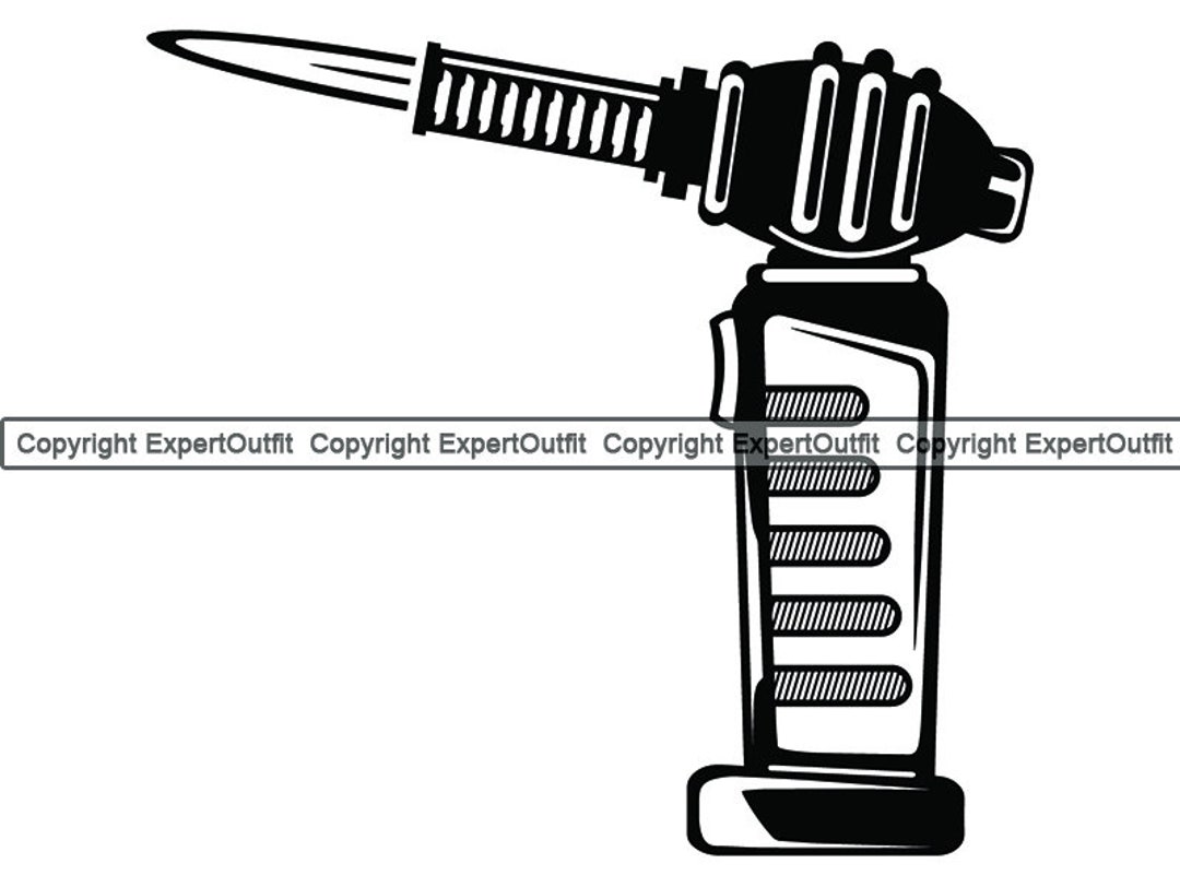 Torch Lighter 1 Butane Burning Cigar Smoker Smoking Smoke Cigarette Bar ...