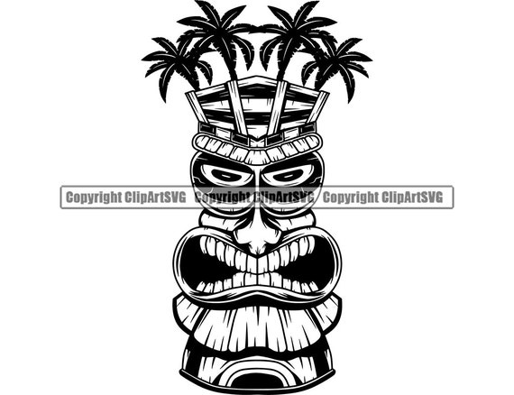 Logotipo De Surf Tiki