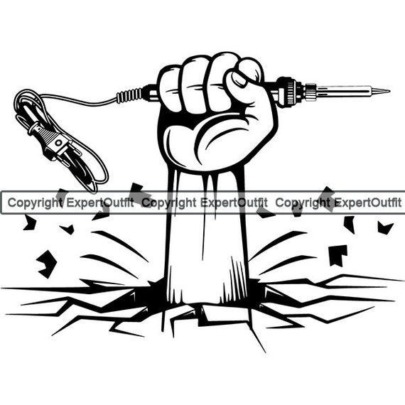 Soldering Iron Drawing