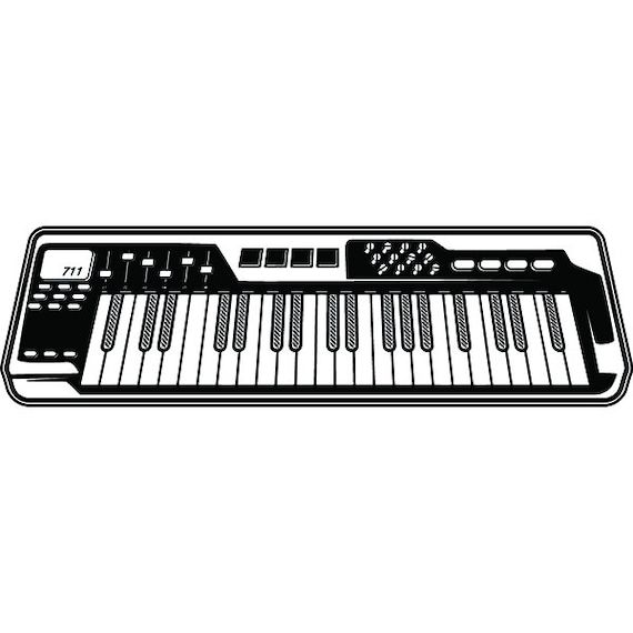 Music Keyboard Clip Art