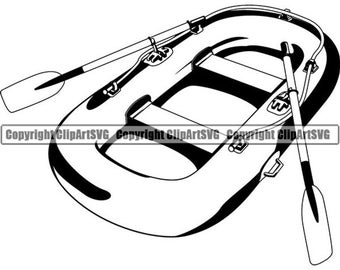 Row Boat Cut Svg - Etsy