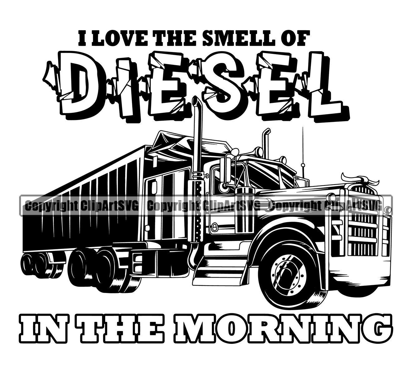 Diesel Tractors Clip Art