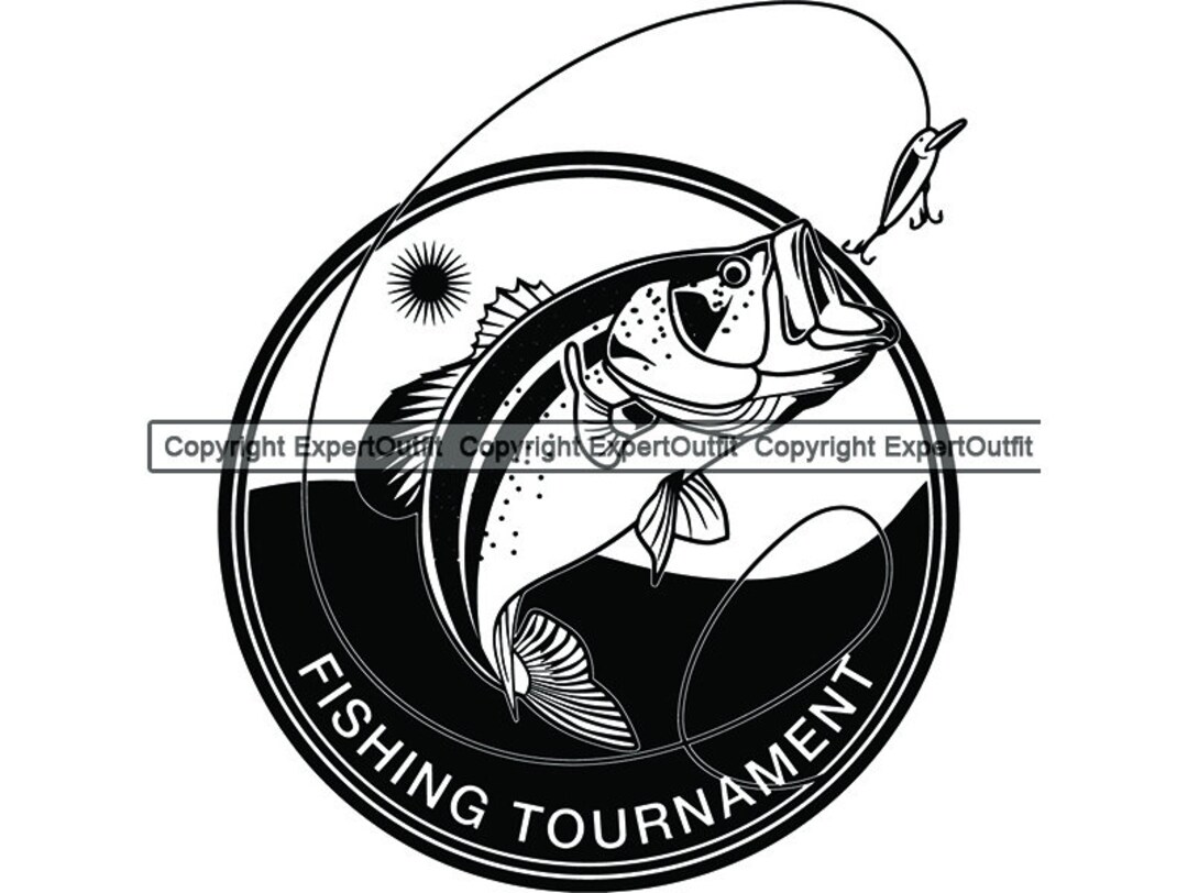 Bass Fishing Lure Logos
