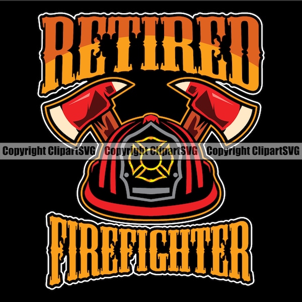 Retired Firefighter - Etsy