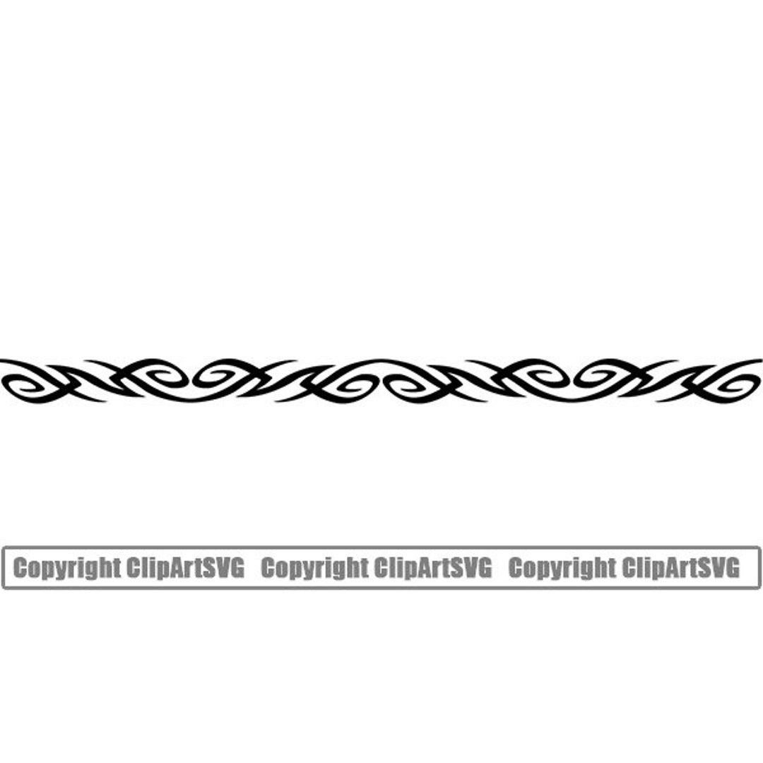 Tribal Pattern Decoration Arm Band Frame Border Shield Badge Barbed ...