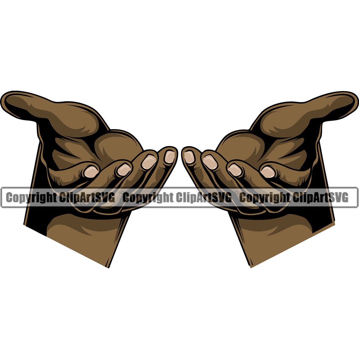 Open Hands Empty Holding Object Hold Grip Fist Grab Grabbing | Etsy