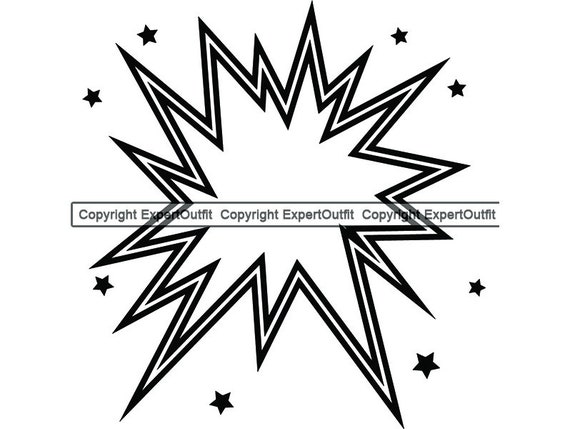 Exploding Stars Clipart