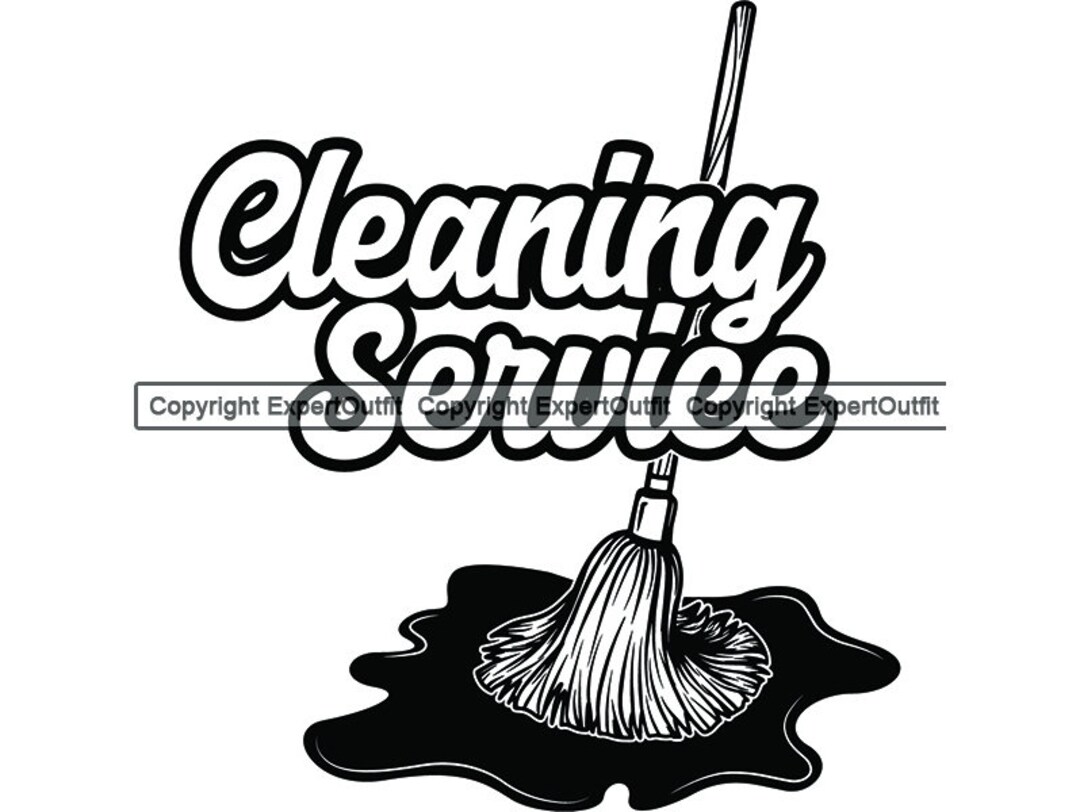 Cleaning Logo Maid Service Housekeeper Housekeeping Housework Clean ...