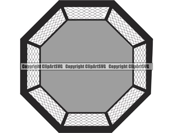 Mma Octagon Clipart