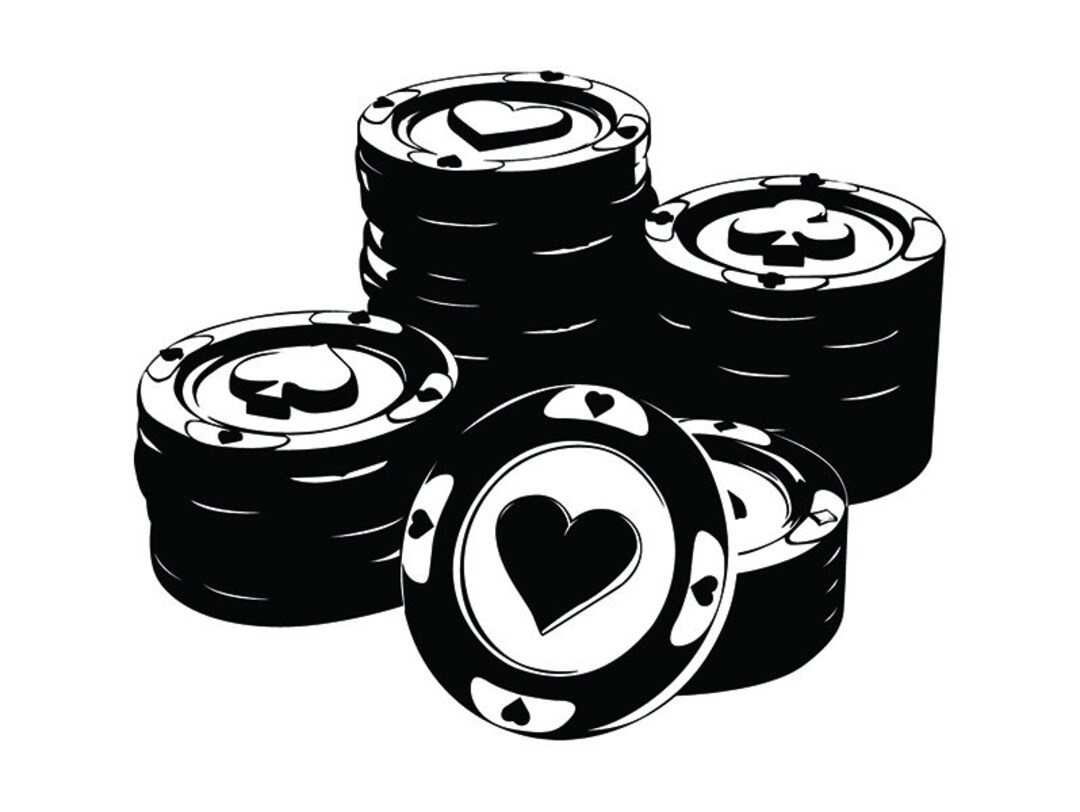 Poker Chip #2 Queen Clubs Playing Card Gambling Gamble Casino Betting ...