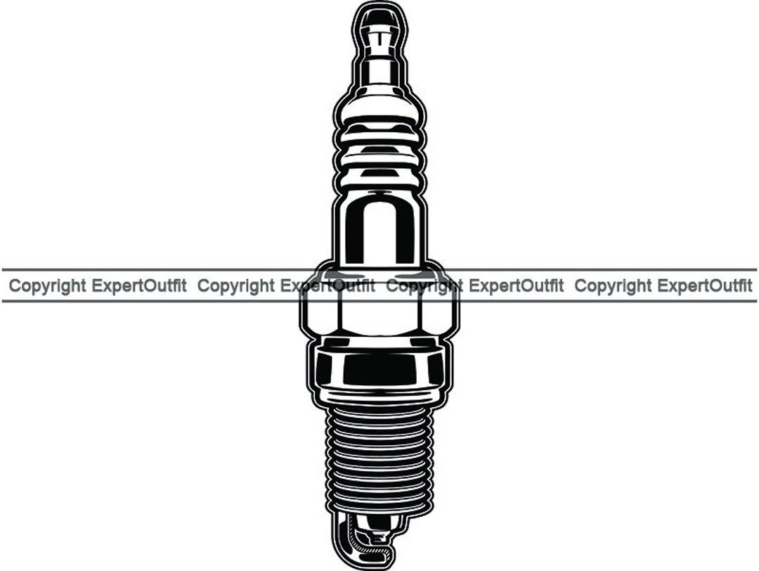 Spark Plug #2 Chrome Part Motor Engine Auto Car Biker Motorcycle Repair ...