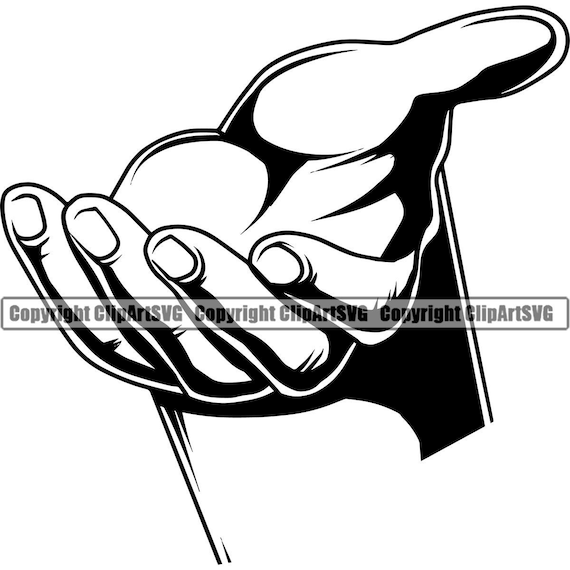 Open Hands Empty Holding Object Hold Grip Man Male Fist Grab Grabbing ...