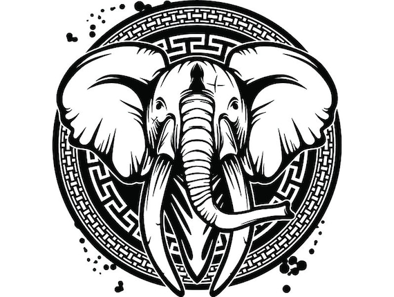 Elephant 6 Head Tusk Trunk Wild Wildlife African Animal Zoo | Etsy