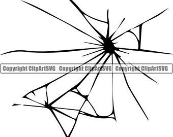 Shattered Glass Svg | Etsy