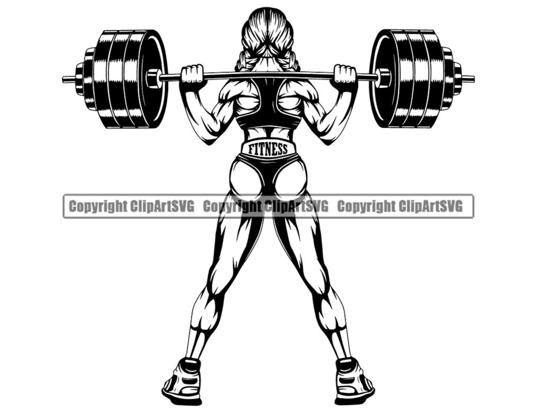 Bodybuilding Woman Female Muscle Flex Fitness Gym Workout Train Health ...