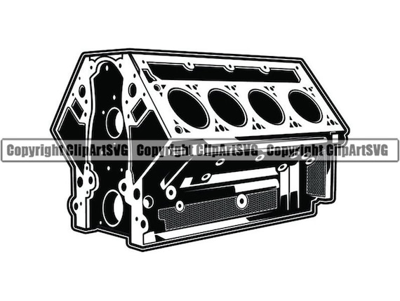 Engine Block 1 Mechanic Motorcycle Car Automotive Chrome Car - Etsy