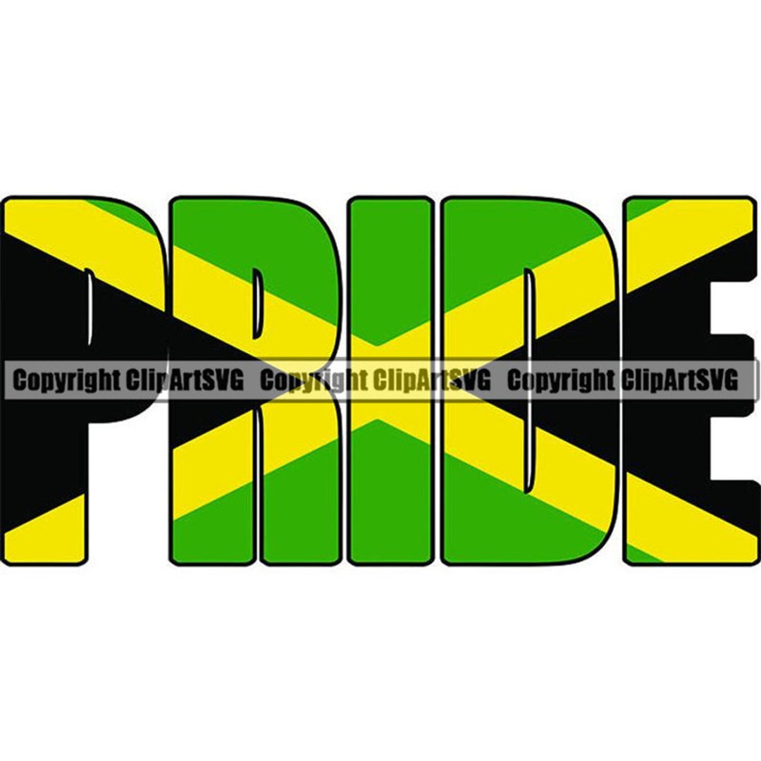 Jamaica Pride Flag Jamaican Reggae Rasta Caribbean Country World ...