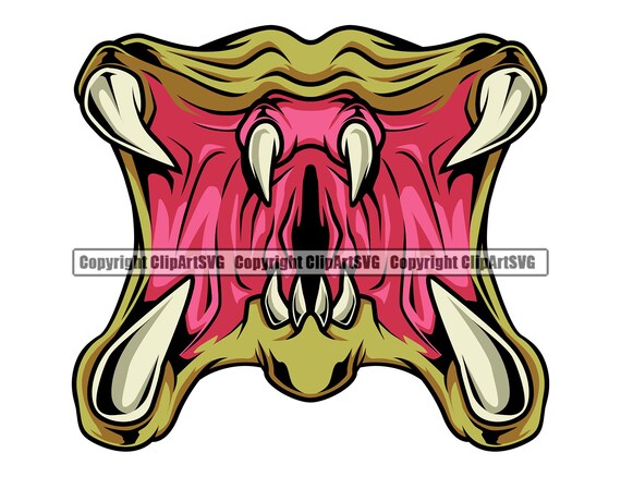 Scary Monster Creature Alien Fang Mask Doctor Nurse Face Cover | Etsy