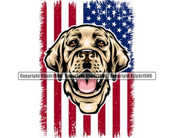 Labrador Flag Svg - Etsy