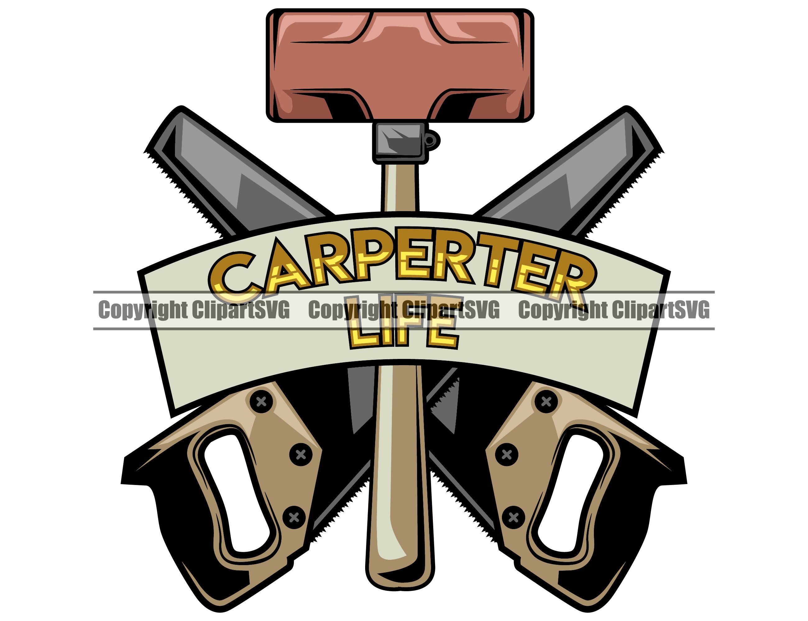 Carpenter Life Home House Repair Service Construction Building | Etsy