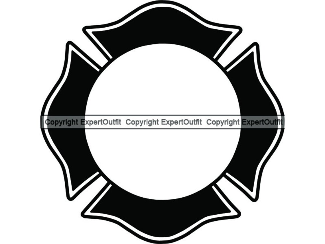 Firefighter Logo Symbol Shield Fire Firefighting Rescue Fireman Fight ...