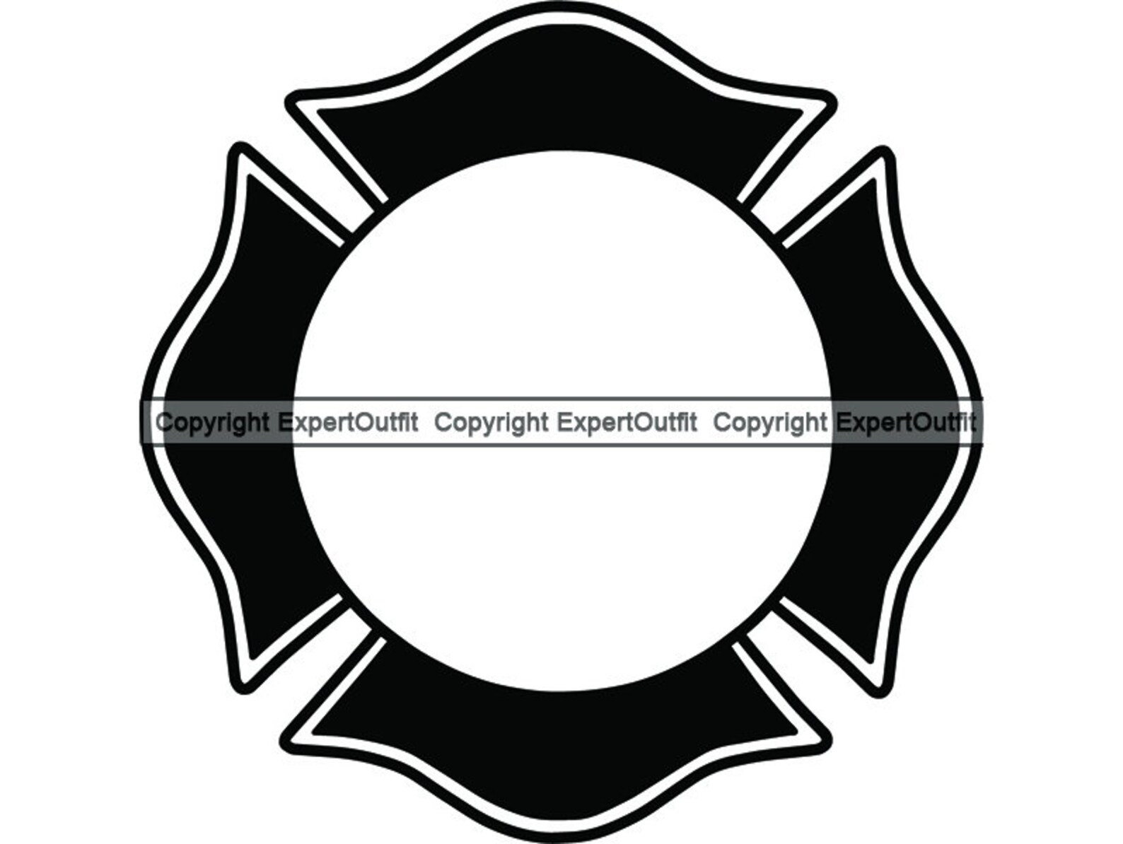Firefighter Logo Symbol Shield Fire Firefighting Rescue Fireman Fight ...