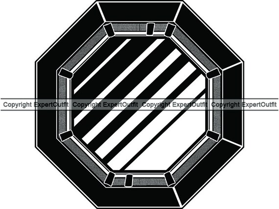 Mma Cage Vector