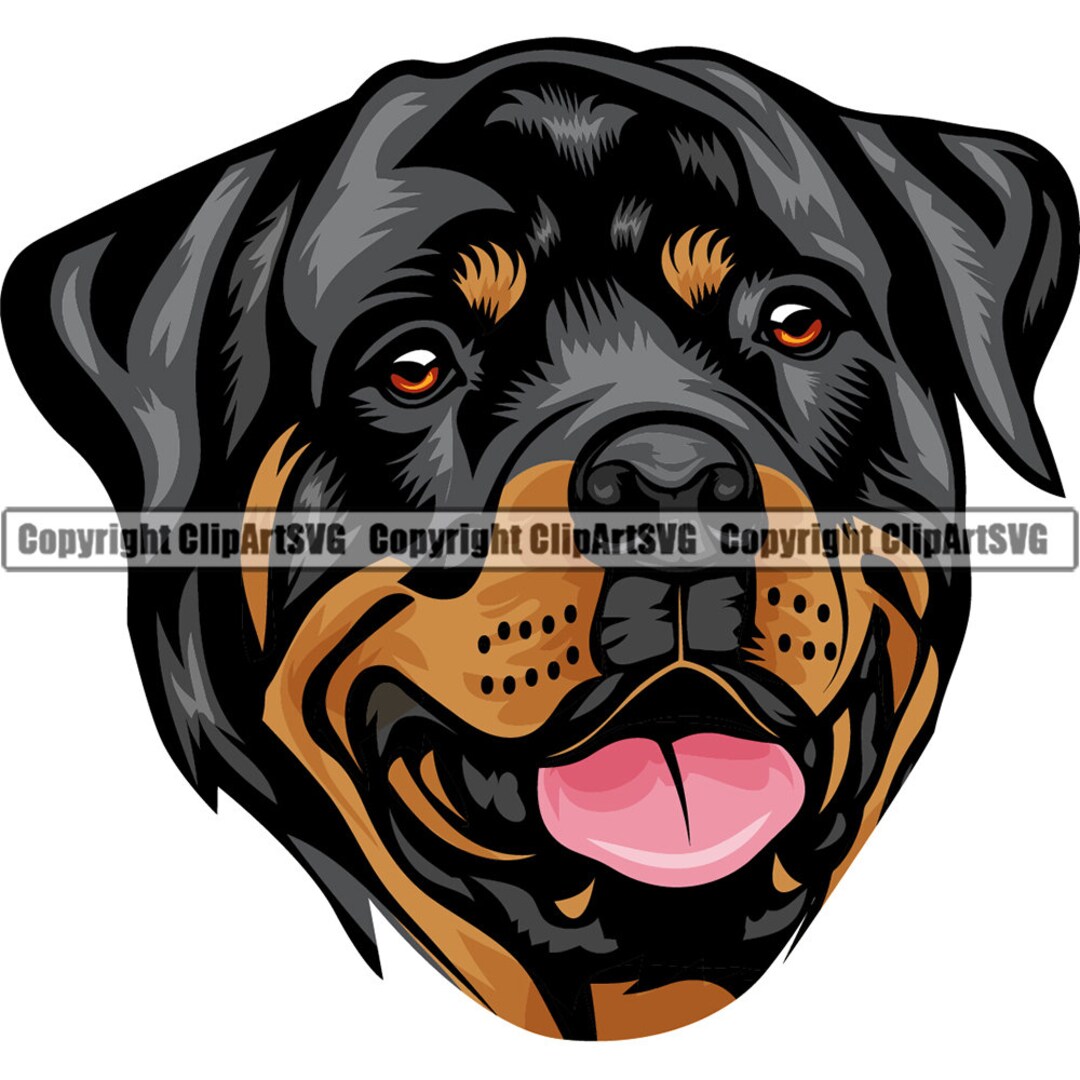 Rottweiler Dog Breed Smiling Puppy Animal Pet Smile Happy Hound ...