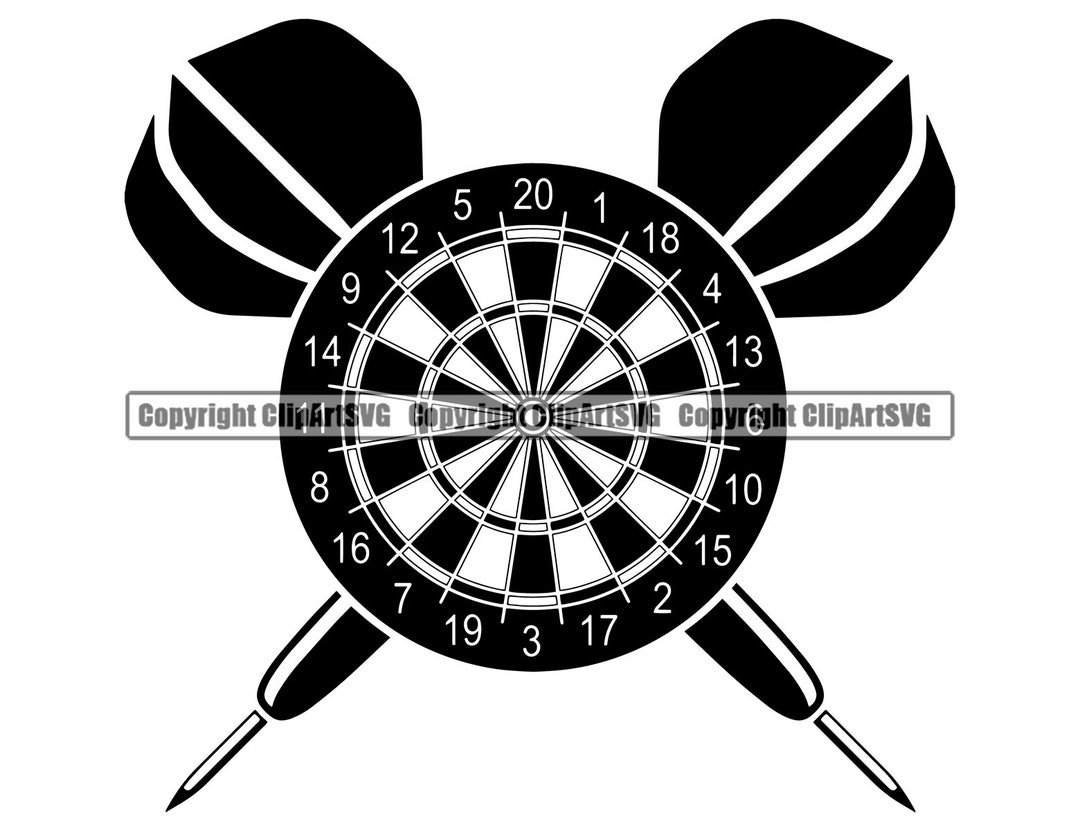 Darts Logo #21 Dartboard Tips Flights Board Championship Tournament ...