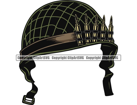 Helmet Bullet Ammo Hat Cap Military Soldier Vet War Hero War | Etsy