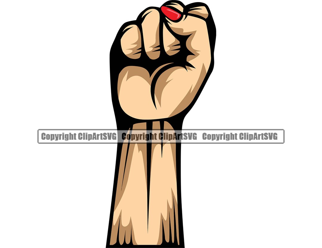 Woman Fist Pretty Hand Holding Hold Grip Object Break Hit Smash Punch ...